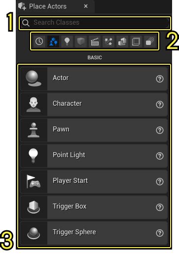 placing actors in unreal engine unreal engine 5 0 documentation