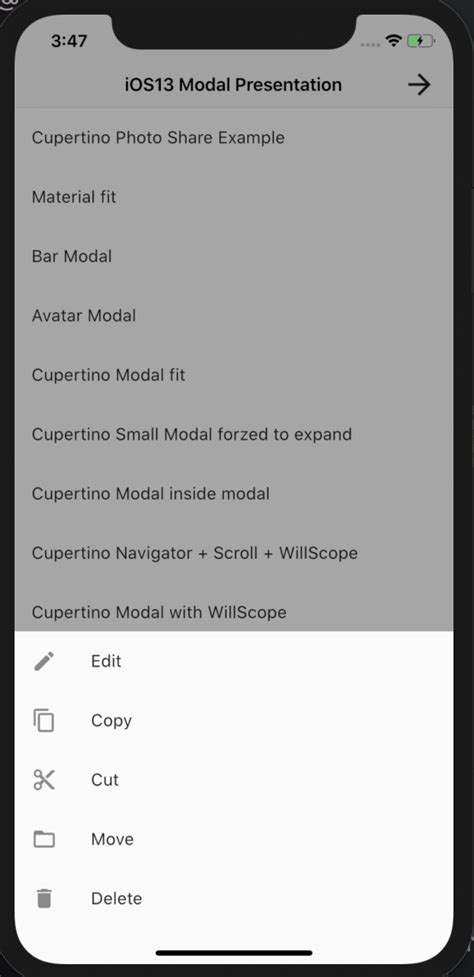 flutter load modal from bottom