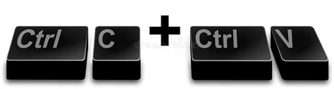 ctrl c ctrl v copy and paste stock vector illustration of vector
