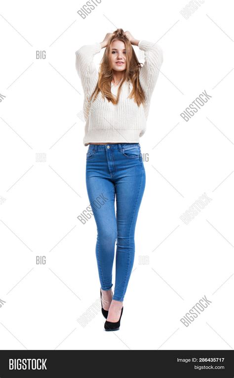 Sexy Blonde Woman Blue Image And Photo Free Trial Bigstock