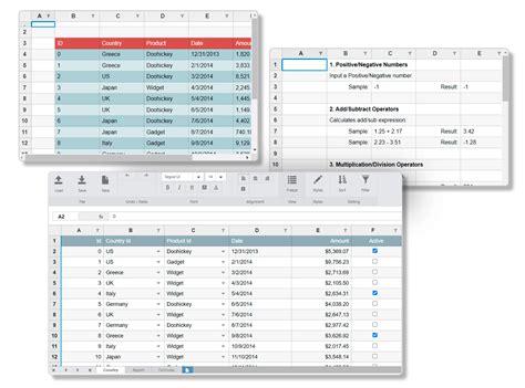 flexsheet javascript spreadsheet component angular react vue wijmo