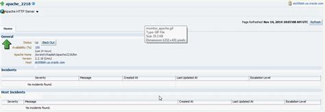 discovering and monitoring apache server