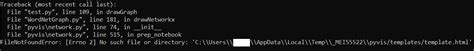 python pyinstaller executable filenotfounderror errno 2 stack