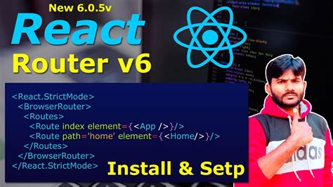 how to install and setup reactjs router v6 0 5 in hindi step by step