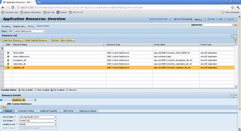 setting up data source for netweaver appeon server configuration