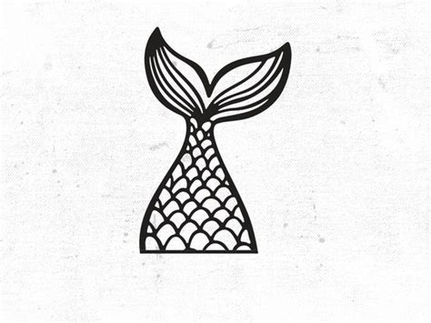 Mermaid Tail Svg Cut File Mandala Mermaid Svg Tail Svg Etsy