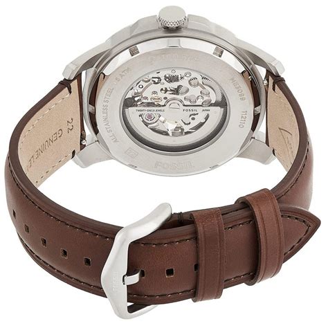 Fossil Grant Automatic Dark Brown Me3099 Reloj Automatico Para