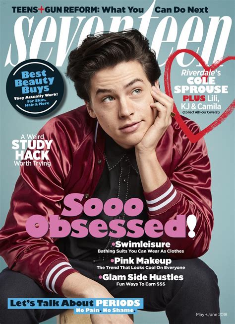cole sprouse lili reinhart and riverdale stars cover seventeen s may