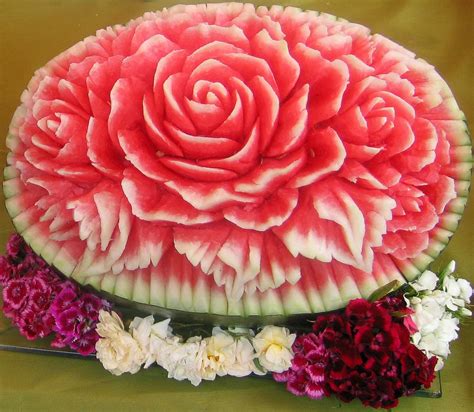 Deliciously Sweet Watermelon Carvings Abc News