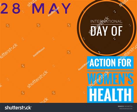 28 May International Day Action Womens Stock Illustration 1931007722