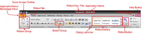 wpf ribbonview visual structure telerik ui for wpf