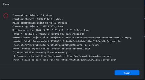 uploaded a corrupted repo to gitlab server self managed gitlab forum