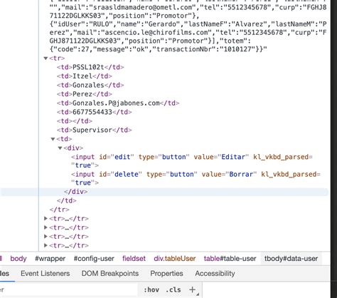 método load creación de tabla html y jquery stack overflow en español