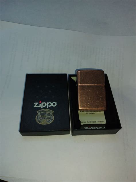Zippo Lighter Regular Antique Copper Marlboro Rewards Antique Price