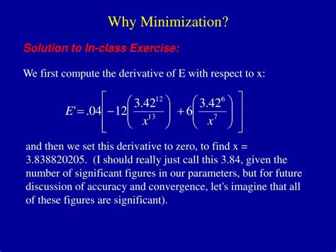 Ppt Mathematical Methods For Minimization Powerpoint Presentation