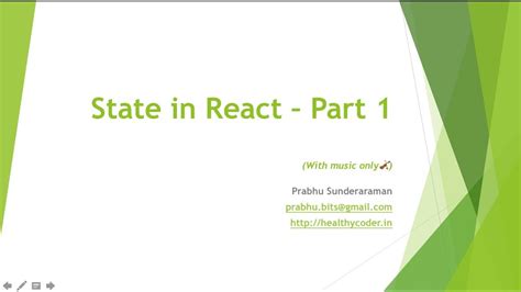 react js state in react part 1 music only youtube