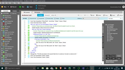 automationanywhere copy files from one folder to another
