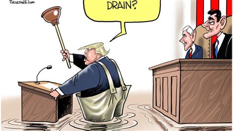Cartoonist Gary Varvel Trump Goes To Congress
