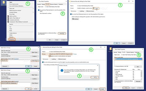 fix file access denied errors by taking ownership
