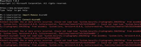 how to install and use the azuread powershell module scripting up in