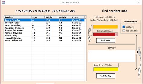 listview control tutorial 02 ~ learn ms access tips and tricks