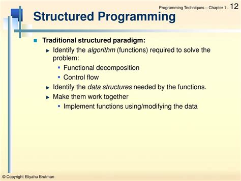 ppt programming techniques course powerpoint presentation free