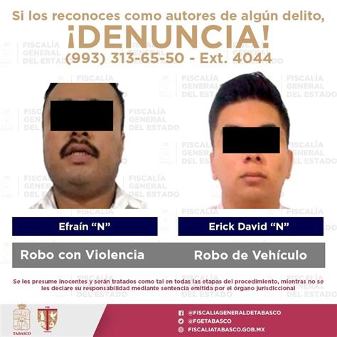 Asegura Fge A Probables Responsables De Robo Delitos Sexuales Y Del