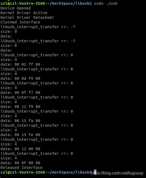 通过libusb读取鼠标数据 libusb open device with vid pid csdn博客