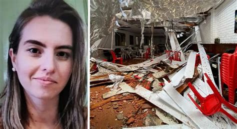 Mulher Que Morreu Após Queda De Parede De Prédio Em Chapecó Era Professora