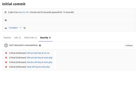 gitlab 11 9 hilft gegen versehentliches veröffentlichen von credentials