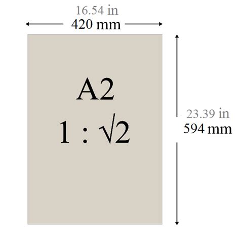 A2 Paper Size And Dimensions Paper Sizes Online 41 Off