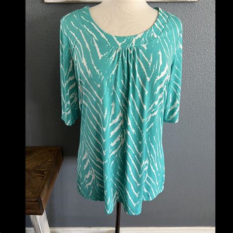 Susan Graver Womens Blouse Depop