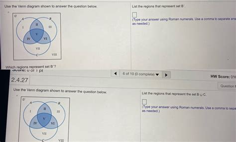 [solved] Math 1106 Use The Venn Diagram Shown To Answer The Question