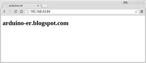 arduino er arduino esp8266 a simpe web server