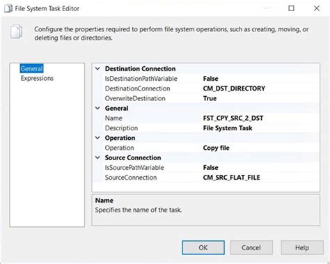 sql server integration services flexible file system task