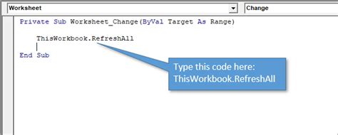 vba refresh pivot table auto refresh all pivot table using vba hot