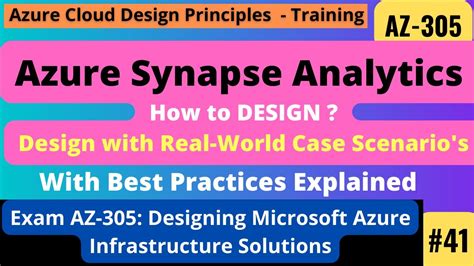 azure synapse analytics designing microsoft infrastructure solutions