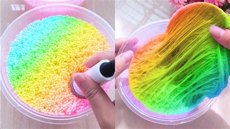 Relaxing Slime Compilation Asmr Oddly Satisfying Video 💌 Youtube