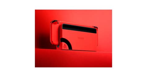 Nintendo Switch Oled Modell Mario Red Edition Spielkonsole Rot