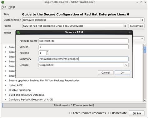8 3 5 saving scap content red hat enterprise linux 6 red hat