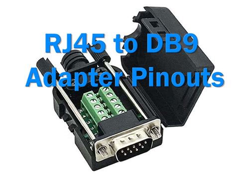 rj45 to db9 adapter pinouts computer how to