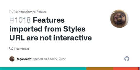 features imported from styles url are not interactive · issue 1018