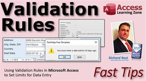 validation rules in microsoft access