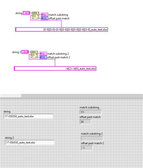 solved labview regex syntax question d{2} not equal to [0 9][0 9