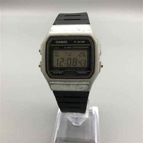 Casio Accessories Casio Digital Watch Men 33mm Silver Tone Alarm