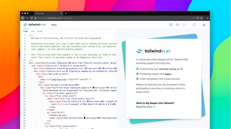 introducing tailwind play the official tailwind css playground