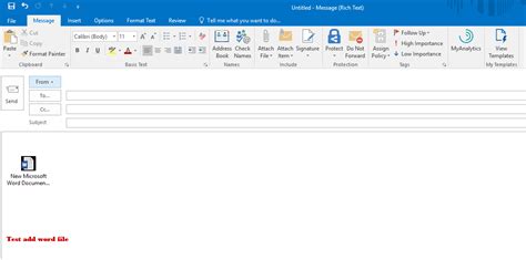 outlook signature with document attached microsoft community