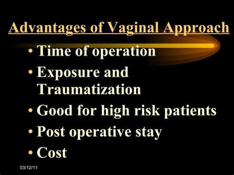 Vaginal Hysterectomy Safe Technique Ppt