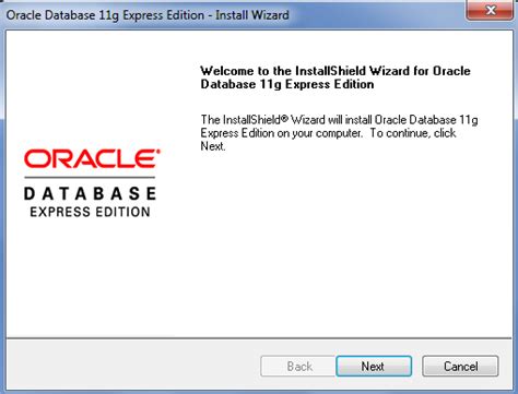 soa12c oracle xe 11g database step by step installation oracle