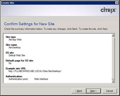 how to install and configure web interface for xendesktop